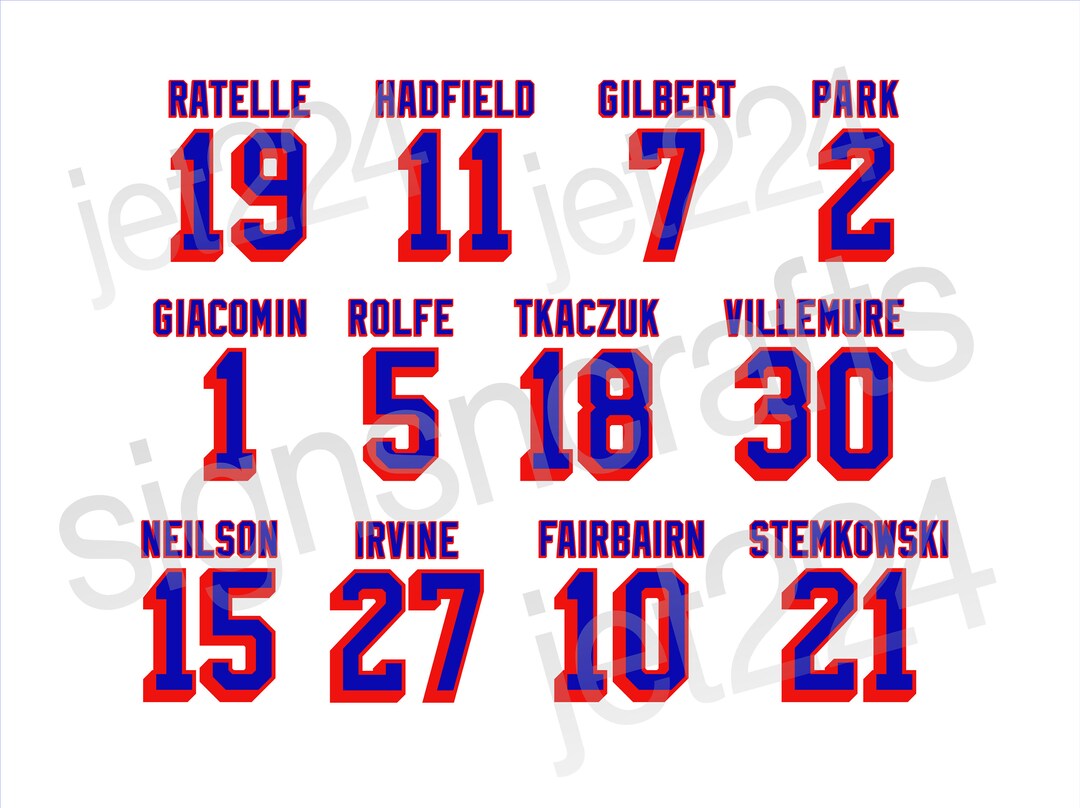 New York Rangers DECAL STICKER 1970's Stars - Etsy