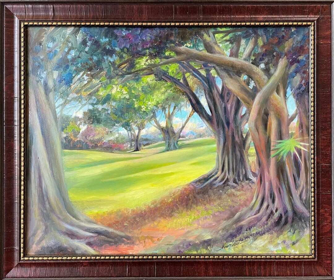 Nancy Tilles - Golf Course View 16x20 Original Oil - Etsy