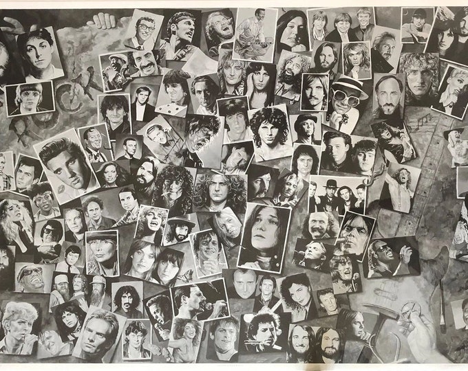 Tony Meers - 1993 History of Rock & Roll 36x24 - Etsy