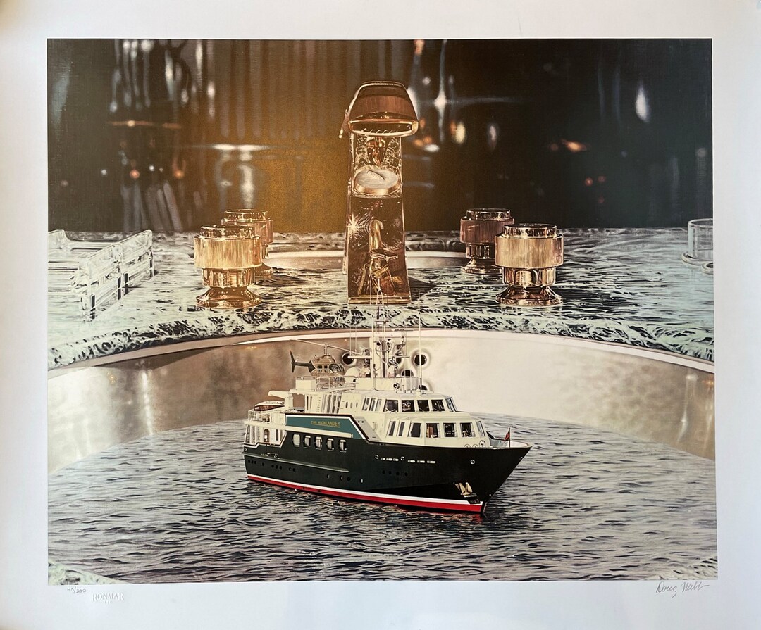Doug Webb - "yacht in Cold Running Water" Limited Edition 25/375 - Etsy
