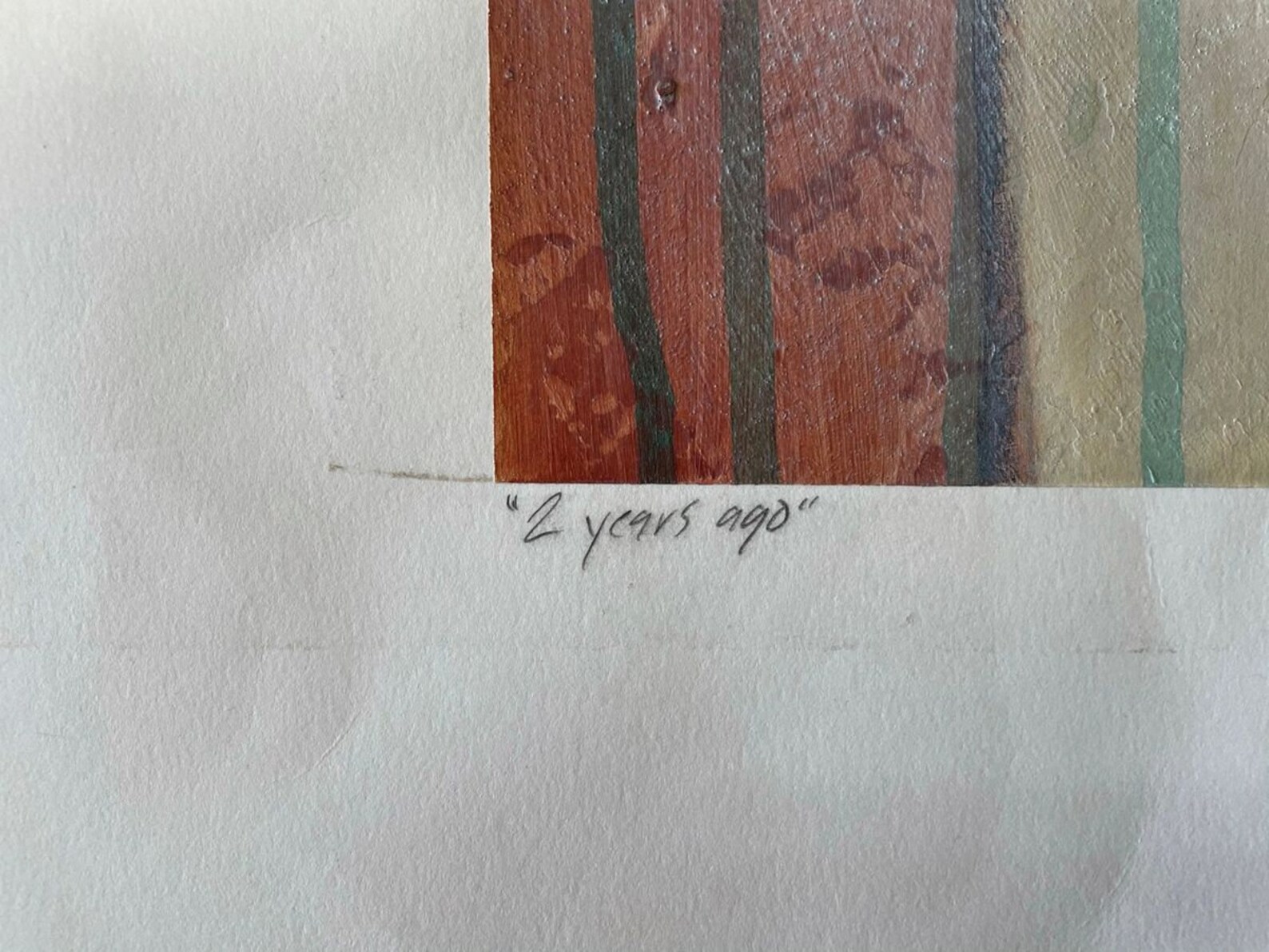 Scott Hile - " 2 Years Ago (large)" Original Acrylic on Paper 24x38 - Etsy