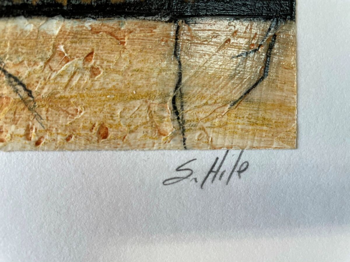 Scott Hile - "wheel of Life I" Original Mixed Media on Paper 16x16 - Etsy