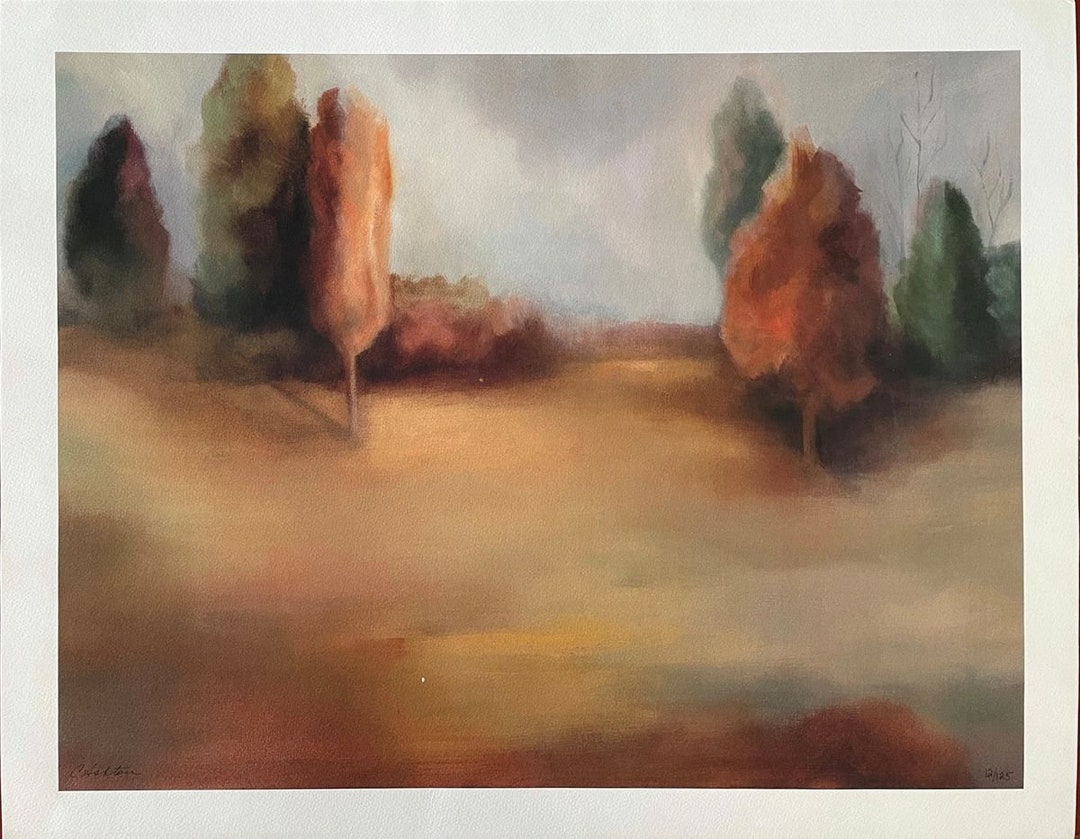 Caroline Ashton - "gold Meadow I" Limited Ed 12/125 26x20 - Etsy