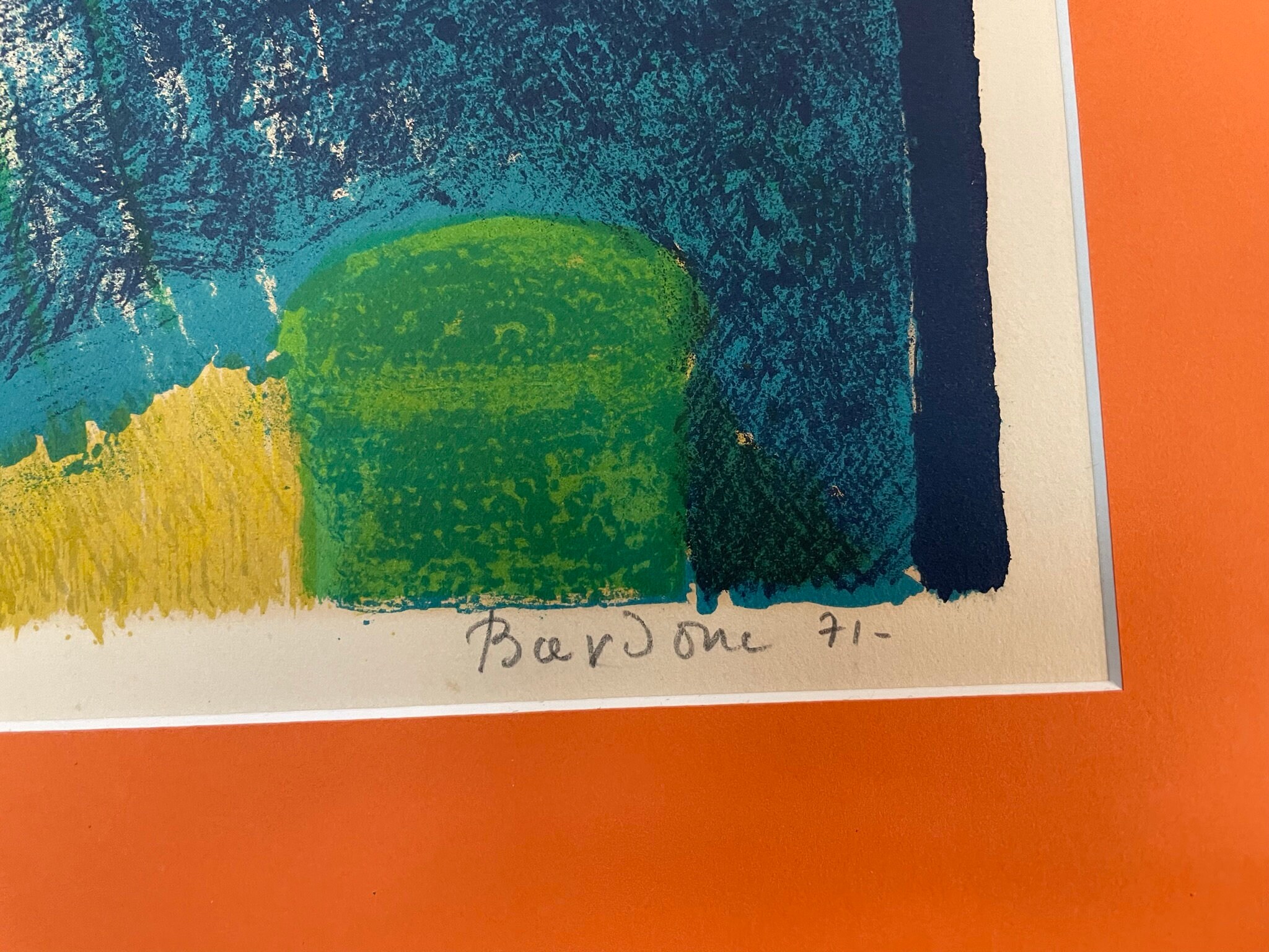 Guy Burdone - "still Life With Chair and Sunflower" Limited Edition 123 ...