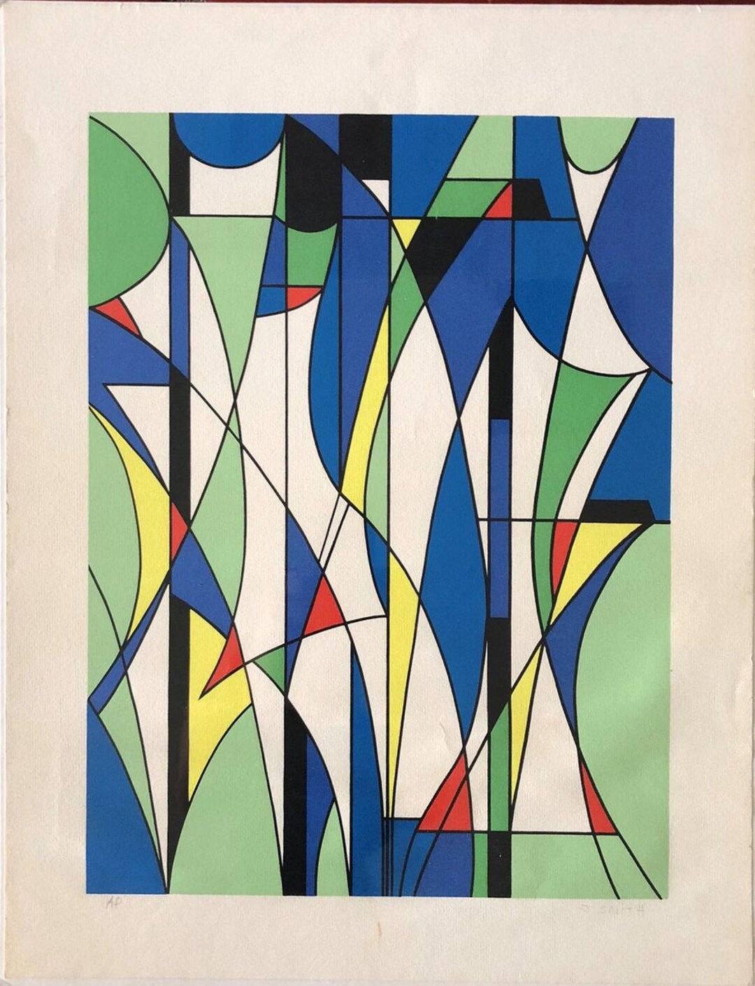 J Smith - Abstract Art 18x23 - Etsy