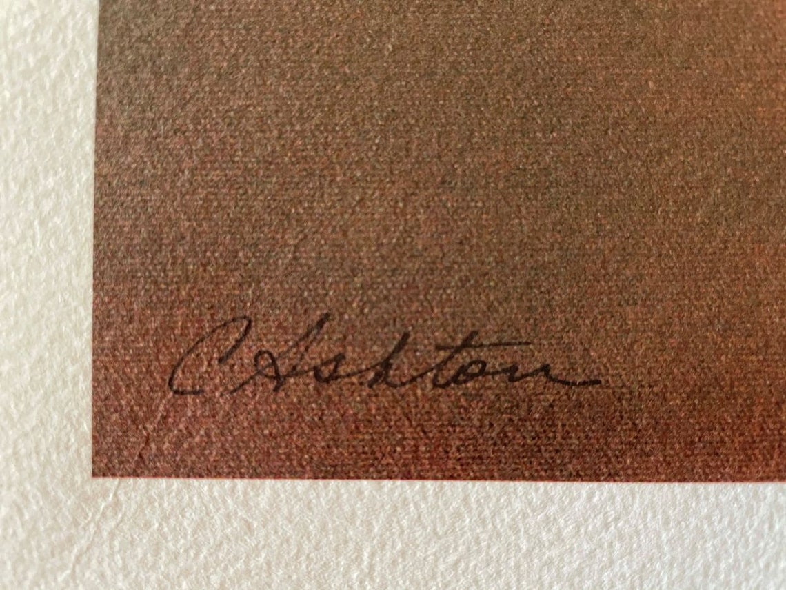 Caroline Ashton - "gold Meadow I" Limited Ed 12/125 26x20 - Etsy