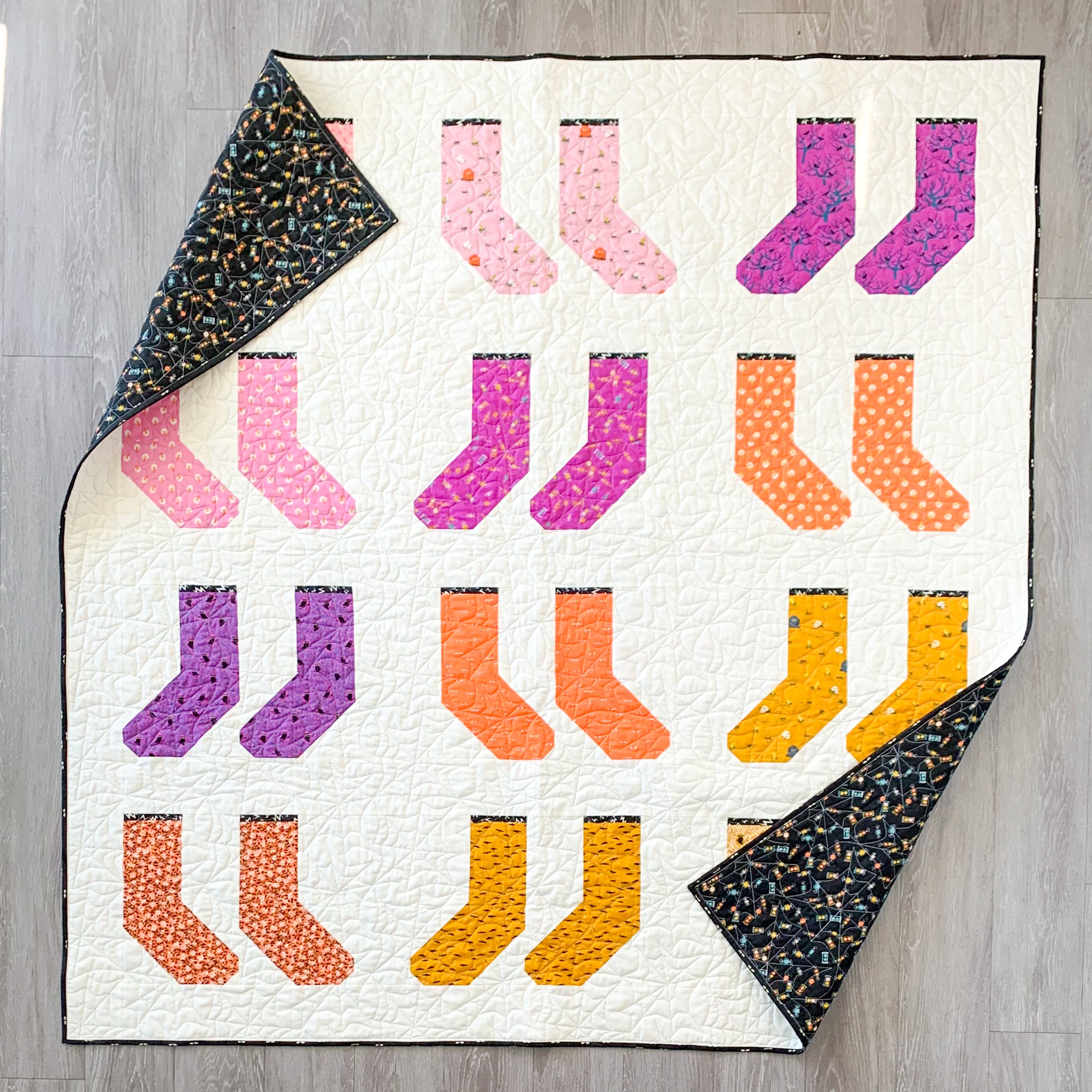 Toasty Toes Quilt Pattern (PDF) - Etsy