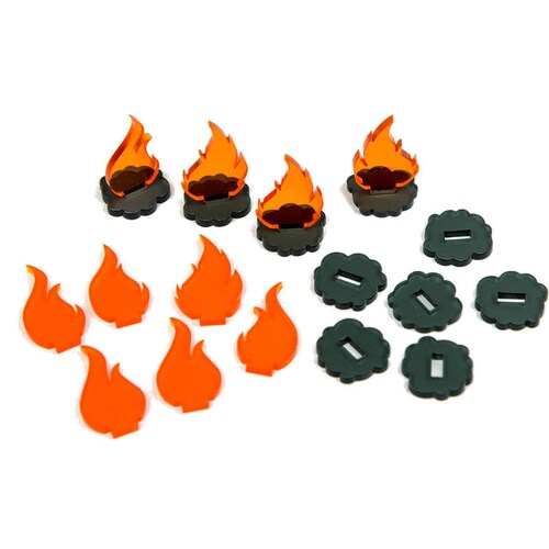 Smoke & Fire Tokens 10 - Etsy