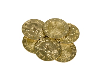 Dragons Themed Gaming Coins Jumbo 35mm 6-pack | Etsy