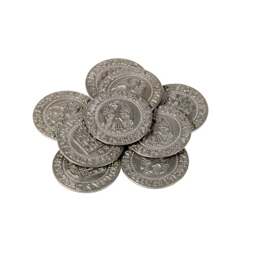 Renaissance Themed Gaming Coins Small 20mm 15-pack - Etsy