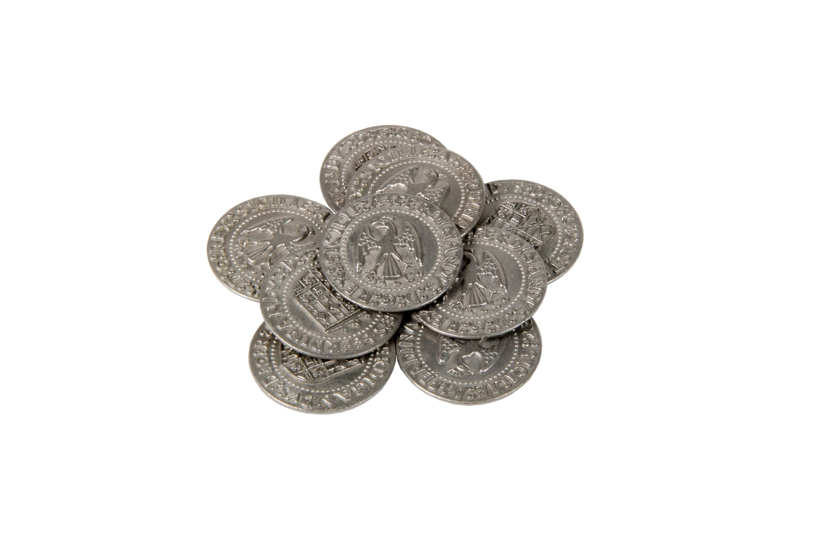 Renaissance Themed Gaming Coins Large 30mm 9-pack - Etsy