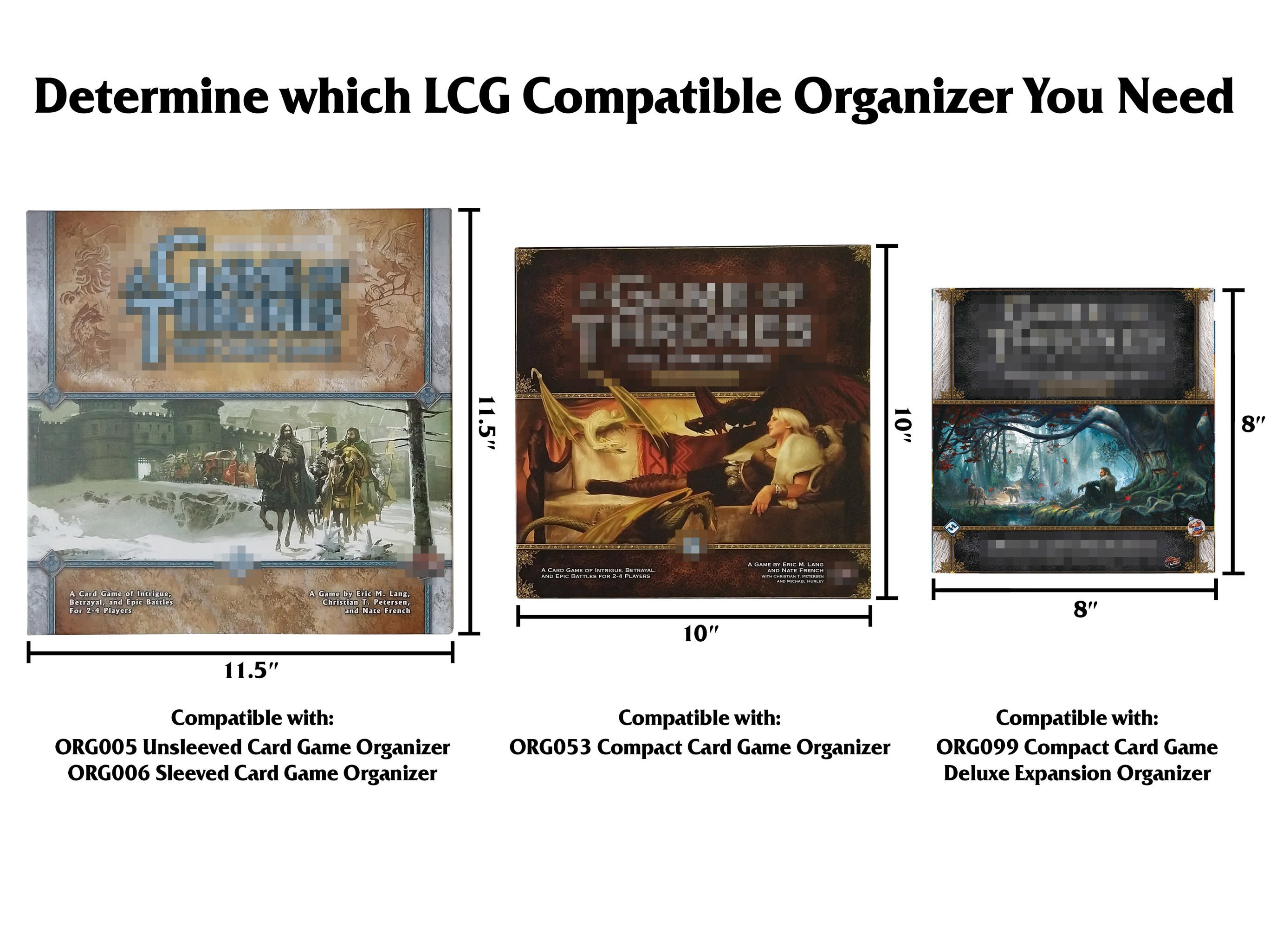 Compact Card Game Deluxe Expansion Organizer - Etsy