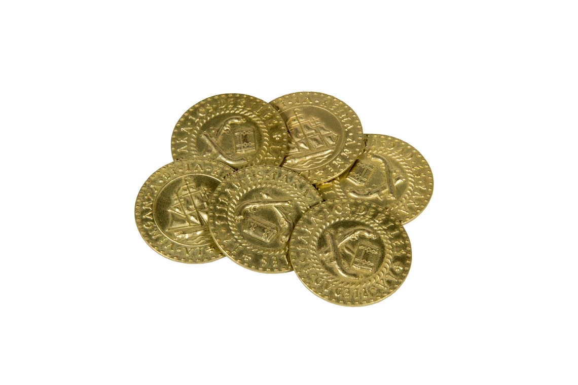 Pirate Ships Themed Gaming Coins - Jumbo 35mm (6-pack) - Etsy