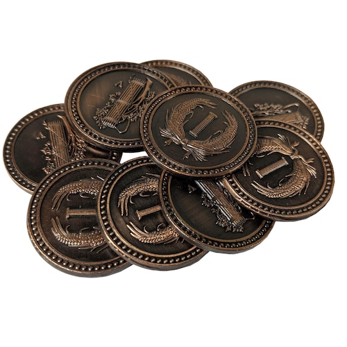 Fantasy Coins Fire Copper - Etsy