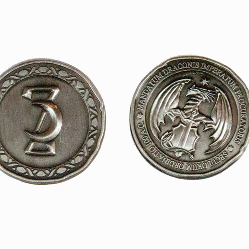 Fantasy Coins Fire Silver - Etsy