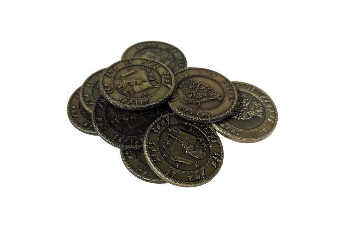 Fantasy Coins Elven Gold Piece - Etsy