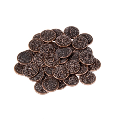 Mongol Themed Gaming Coins Tiny 15mm 18-pack - Etsy