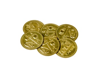 Pirate Ships Themed Gaming Coins Jumbo 35mm 6-pack | Etsy