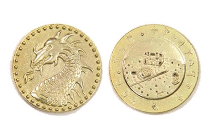 Dragons Themed Gaming Coins - Jumbo 35mm (6-pack) - Etsy