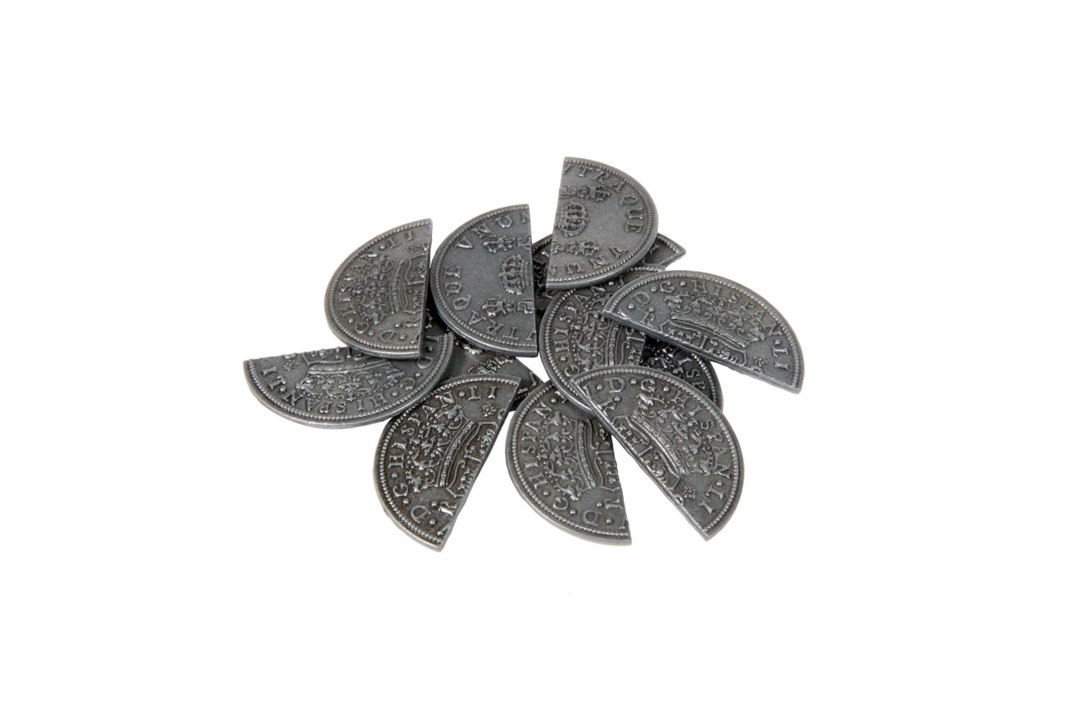 Pieces of Eight Themed Gaming Coins - Medium 25mm (12-pack) - Etsy