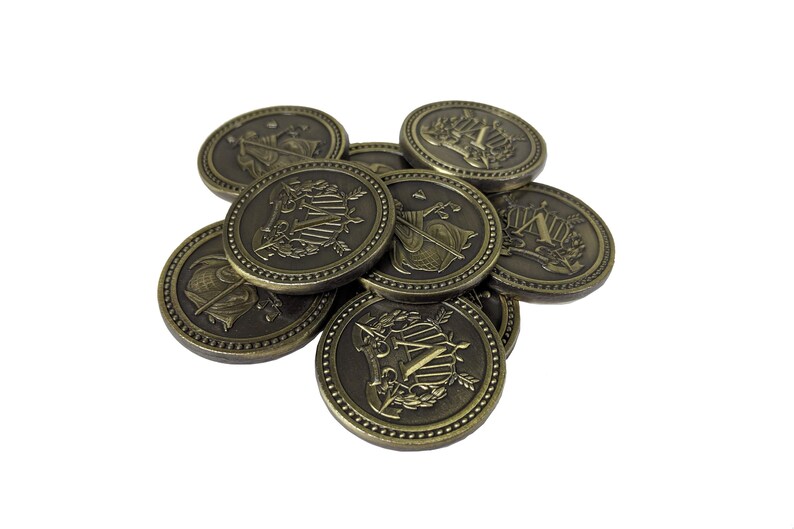 Fantasy Coins Colonial Gold - Etsy