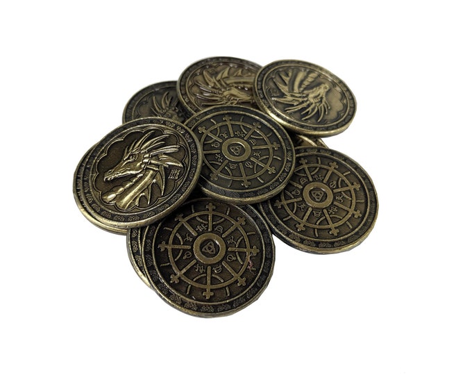 Fantasy Coins Magic Gold - Etsy