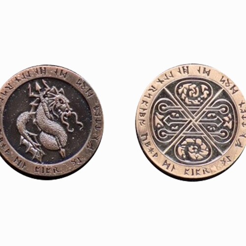Fantasy Coins Fire Copper - Etsy