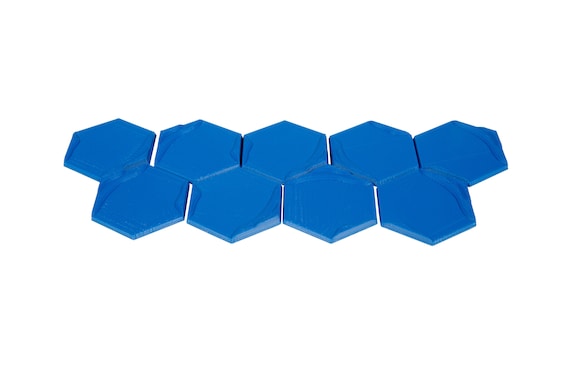 3D Ocean Hex Tiles 9 - Etsy