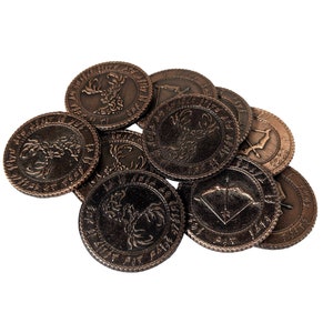 Fantasy Coins Elven Copper Piece - Etsy