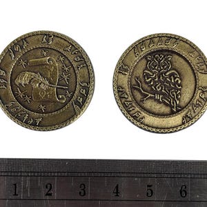 Fantasy Coins - Elven Gold Piece - Etsy