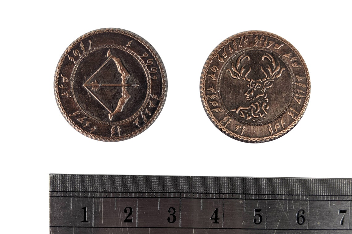Fantasy Coins Elven Copper Piece - Etsy