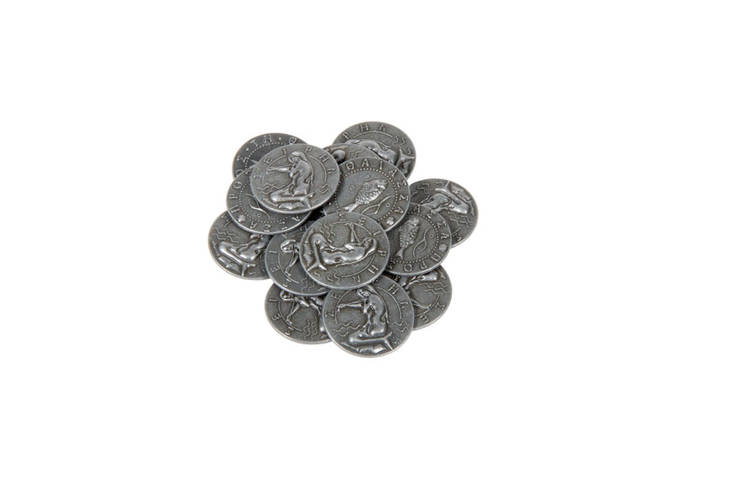 Mythological Creatures Themed Gaming Coins - Small 20mm (15-pack) - Etsy