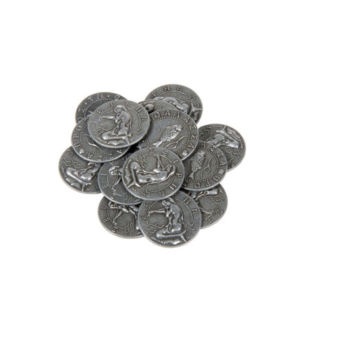 Anglo-saxon Themed Gaming Coins Small 20mm 15-pack - Etsy