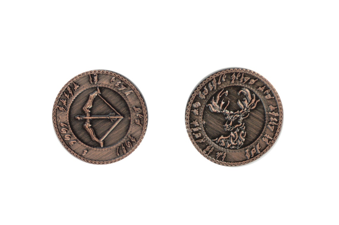 Fantasy Coins Elven Copper Piece - Etsy