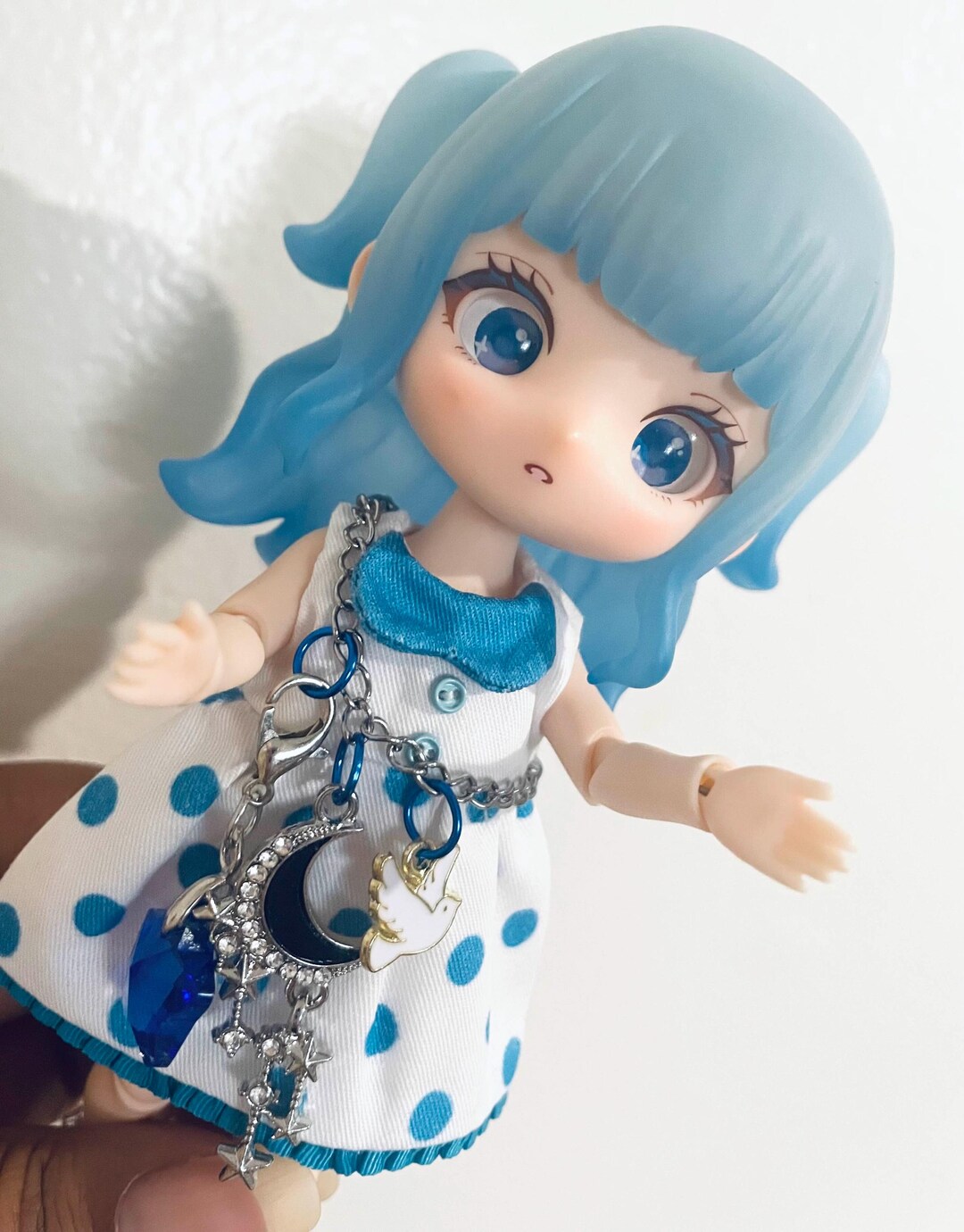 Dove in Blue Moonlight Doll Accessory - Etsy