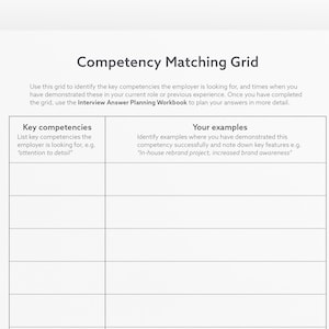 Printable Job Interview Planner, Interview Prep, Interview Questions ...