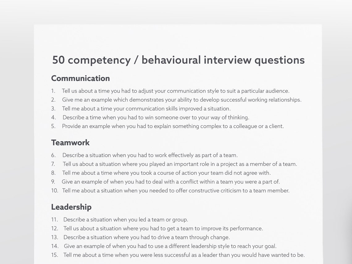 Printable Job Interview Planner Interview Prep Interview - Etsy