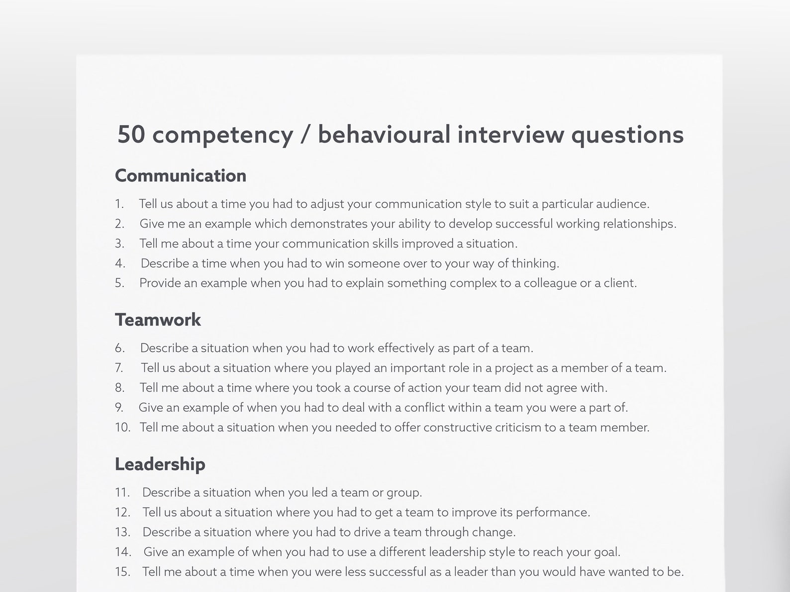Printable Job Interview Planner, Interview Prep, Interview Questions ...