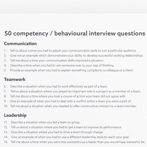 Printable Job Interview Planner, Interview Prep, Interview Questions ...