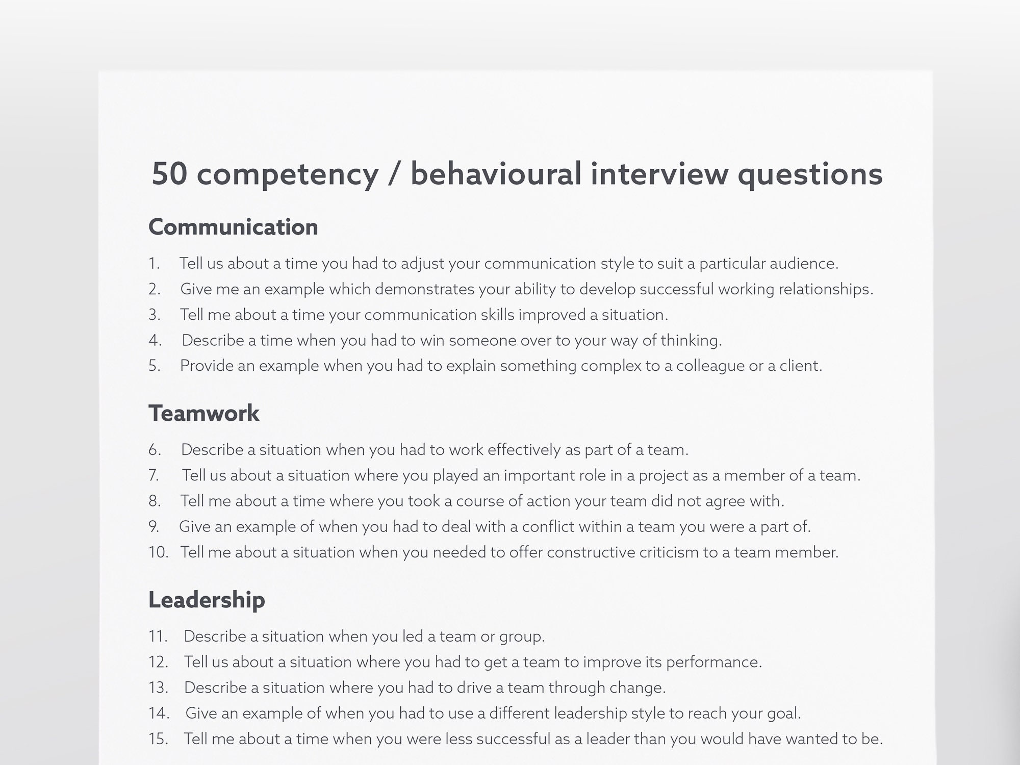 Printable Job Interview Planner, Interview Prep, Interview Questions ...