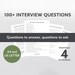 Printable Job Interview Questions, Interview Prep, Interview Planner ...