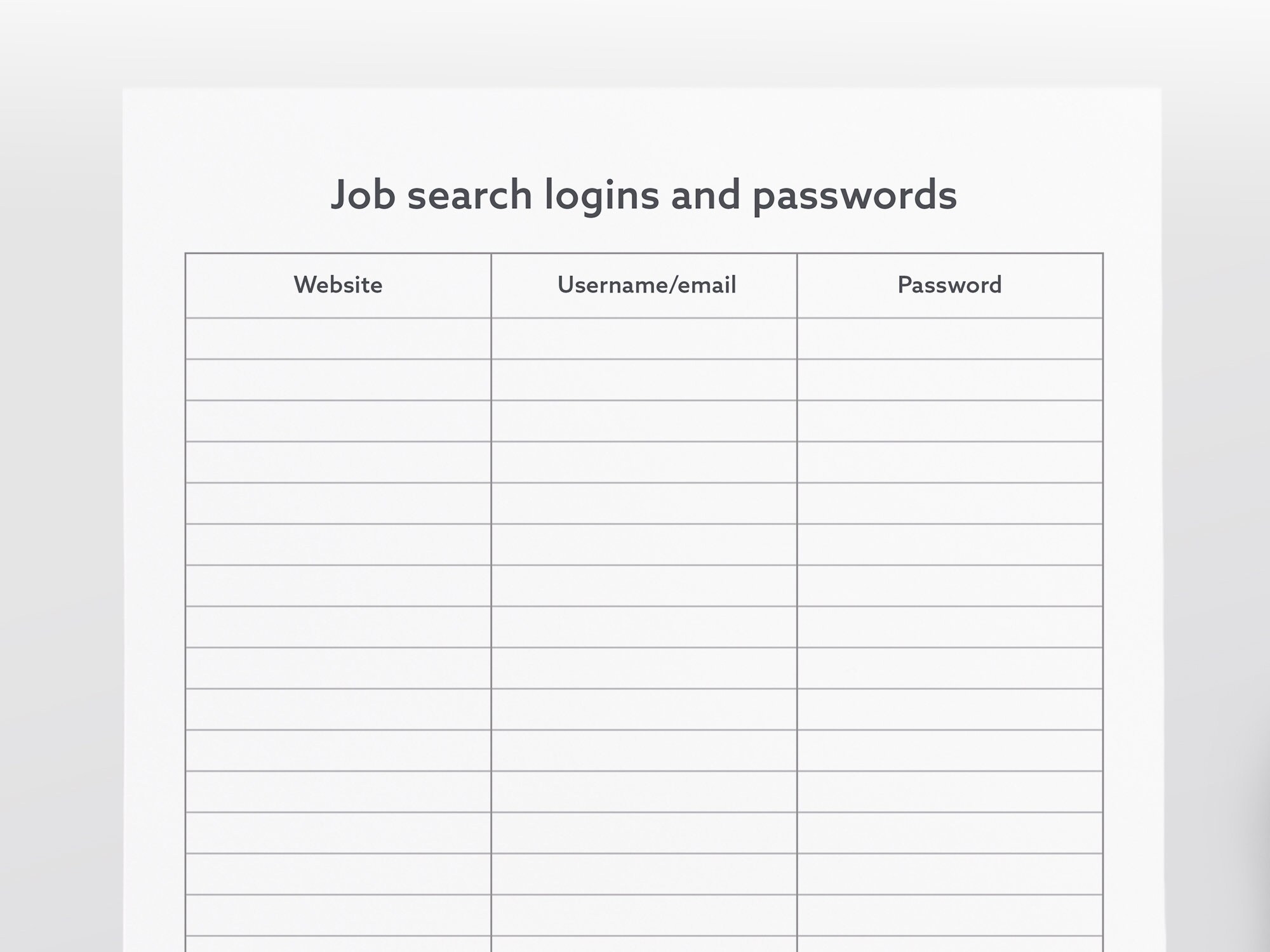 Printable Job Application Bundle Job Application Tracker - Etsy Printable Job Application Bundle Job Application Tracker - Etsy