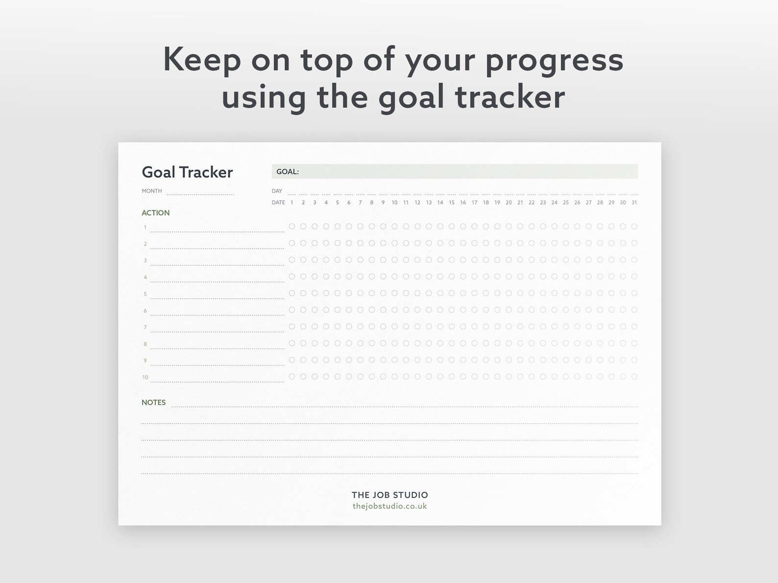 Printable Personal Development Planner, Goal Tracker, Life Coaching ...