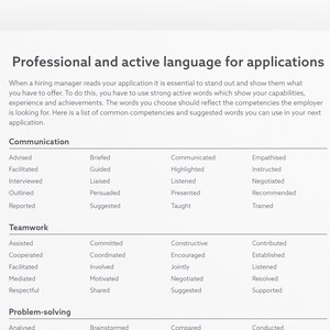 Printable Job Application Bundle - Job Application Tracker, Resume/cv ...
