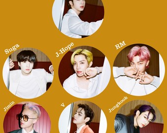 Bts Buttons - Etsy