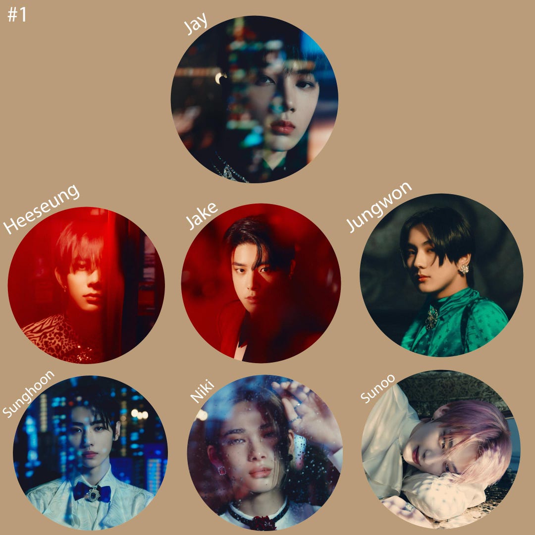 Enhypen "dimension : Dilemma" Non-transparent Fan / Picket / Image ...