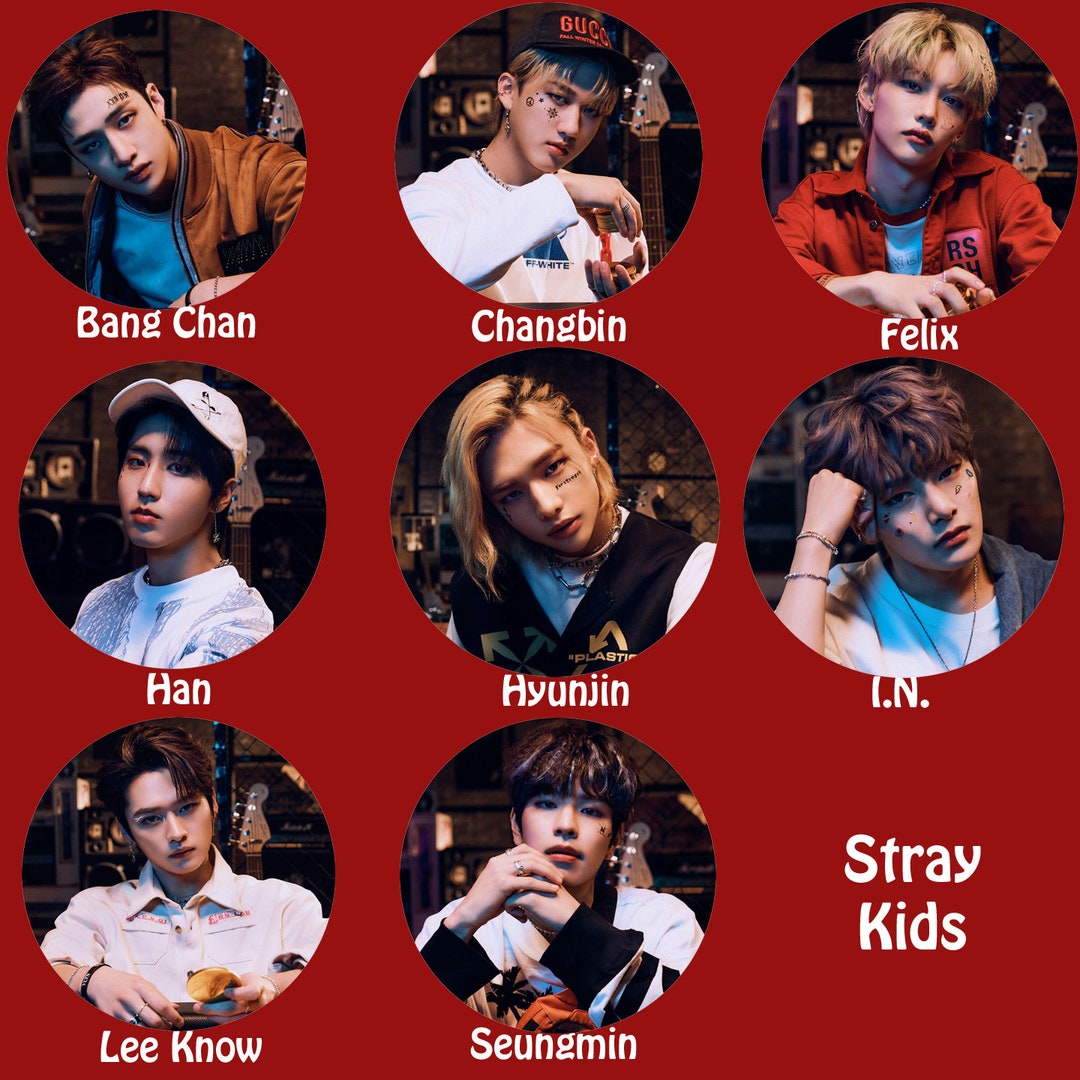 Stray Kids "all In" Pinback Buttons - Etsy