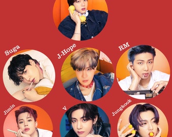 Bts Buttons | Etsy