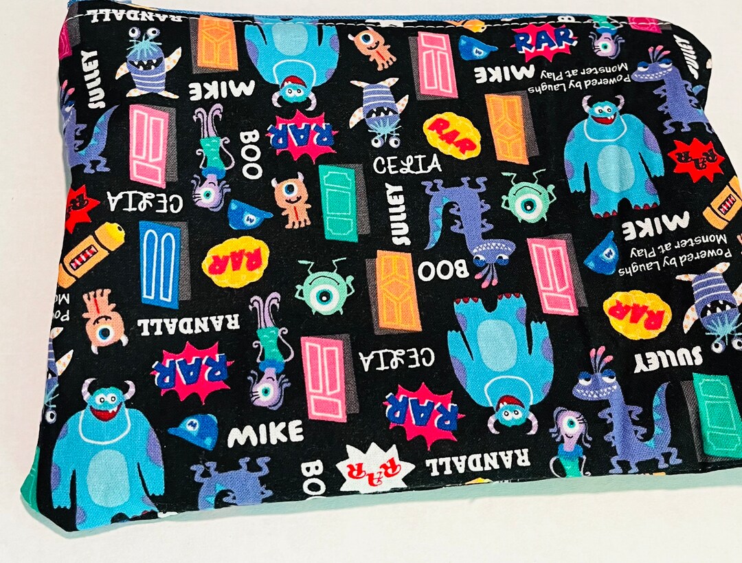 Disney Pixar Monsters Inc Zipper Pouch - Etsy