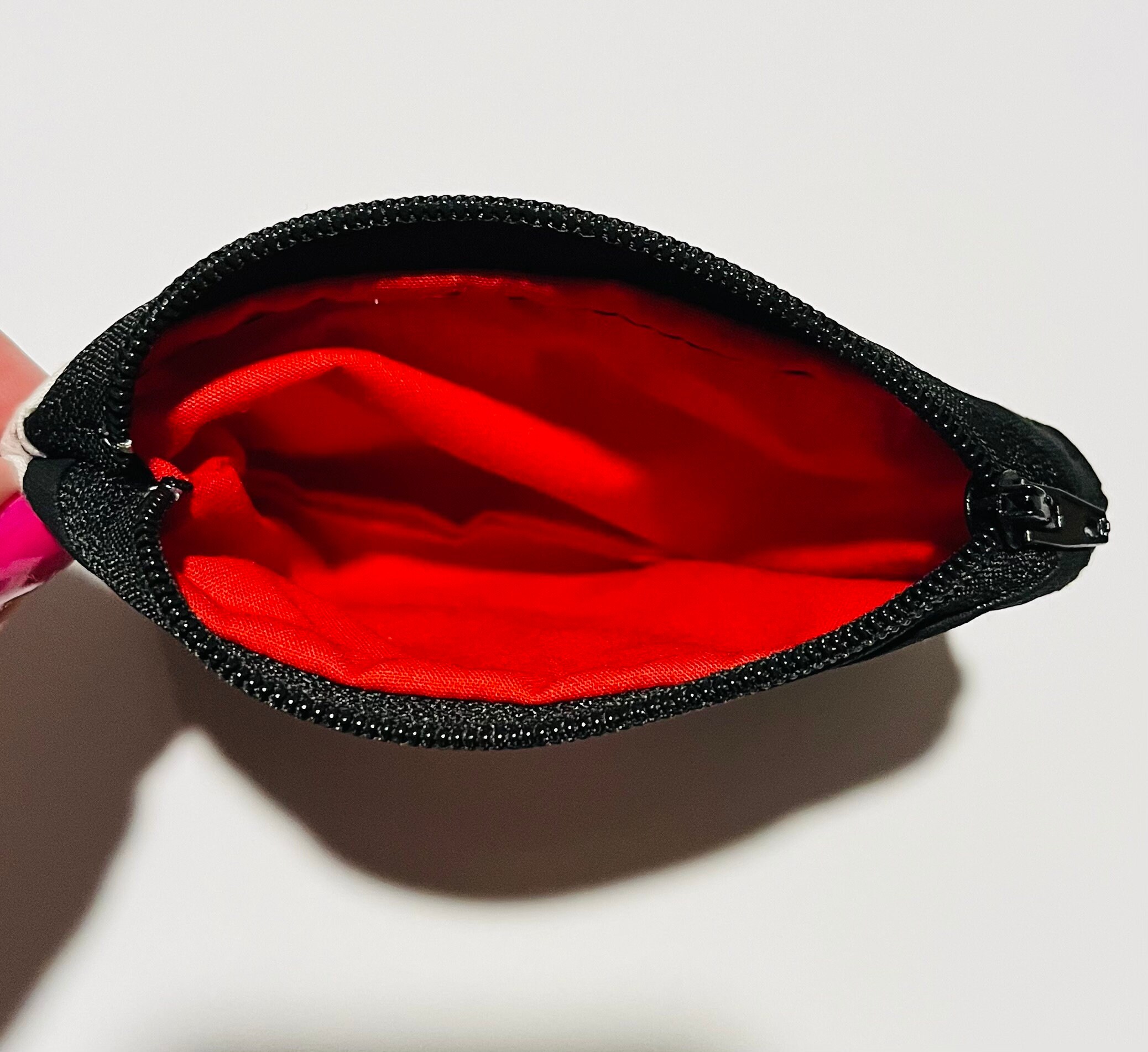 Black and White Checkered Coin Purse - Etsy